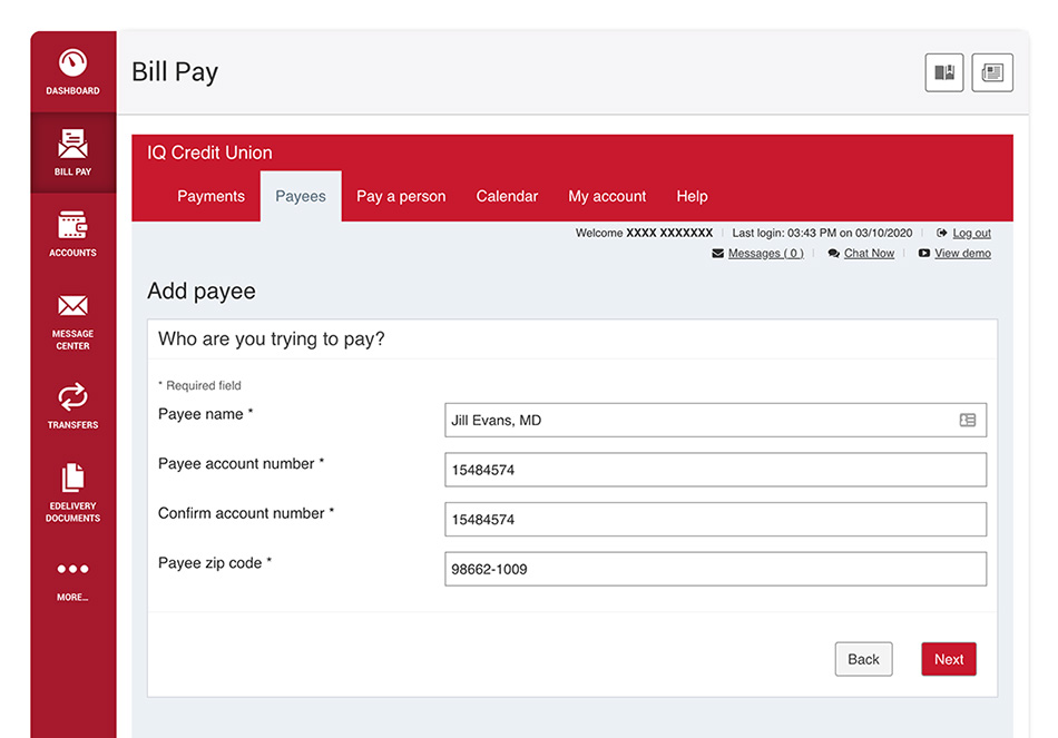iQ Credit Union Digital Branch