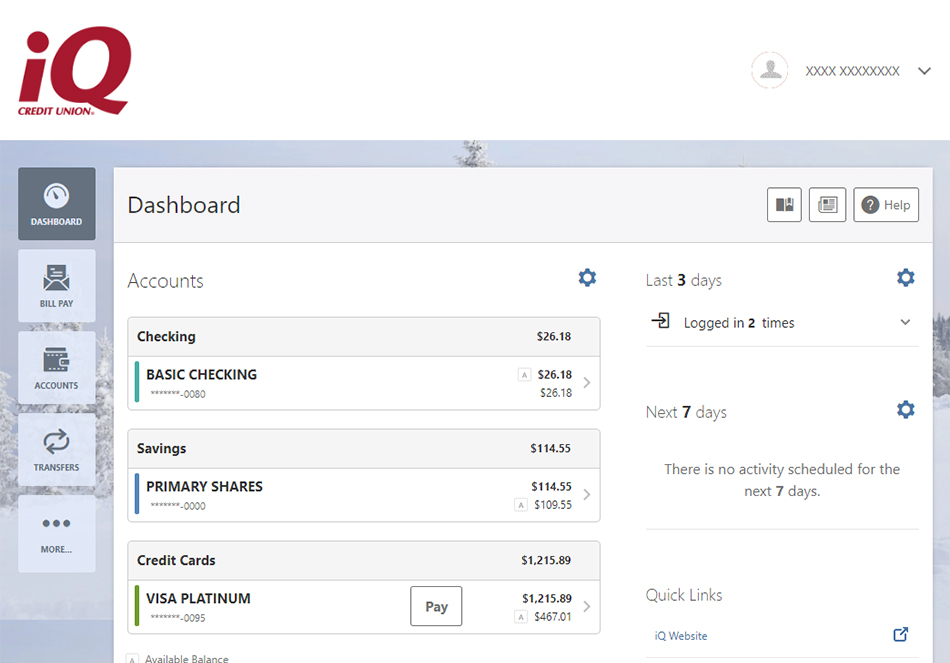 iQ Credit Union Digital Branch