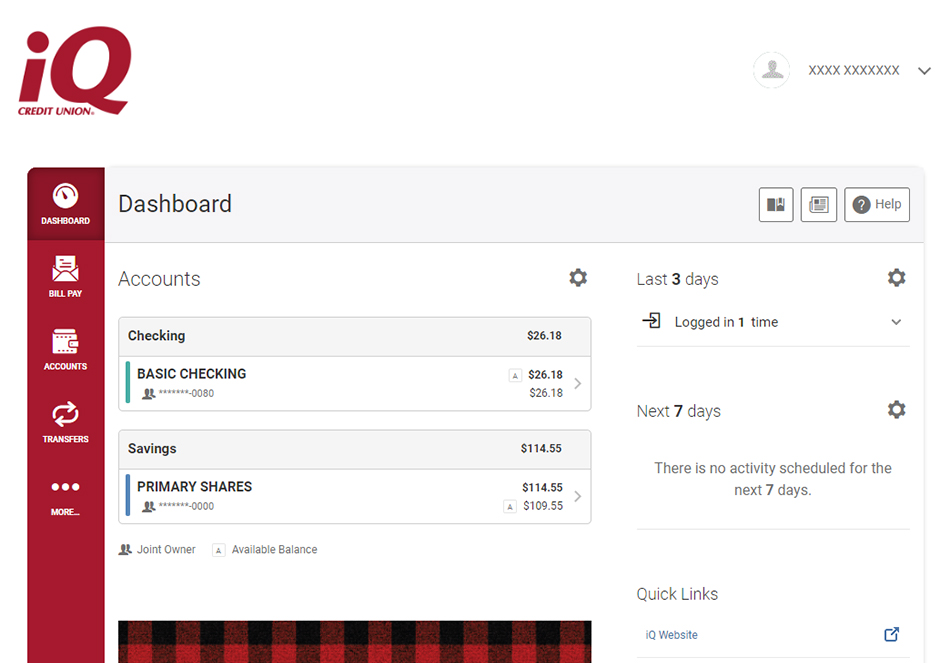 iQ Credit Union Digital Branch